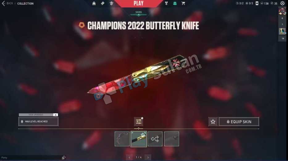 FA 32 Reaver Karambit Champions 2022 Butterfly Knife Gaias Vengeance ...