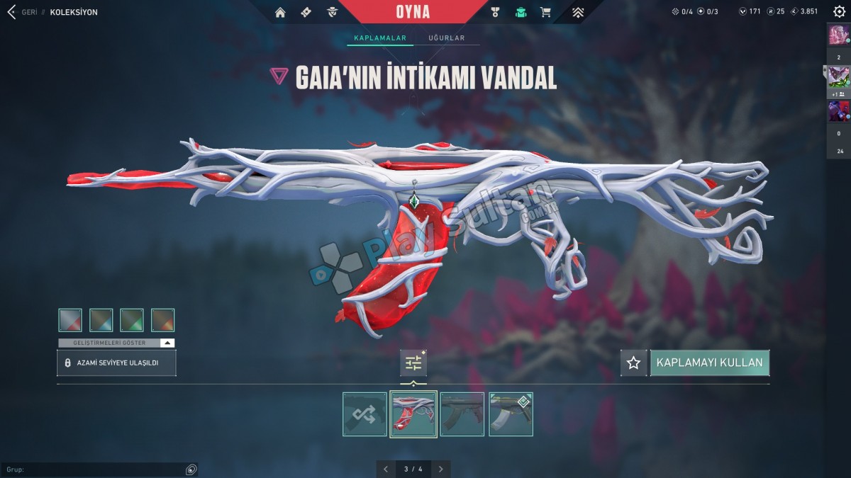 GAİA ASİL VANDAL DELİPOP PHANTOM UZAYLI AVCISI BIÇAK EJDER OP FATİH ...